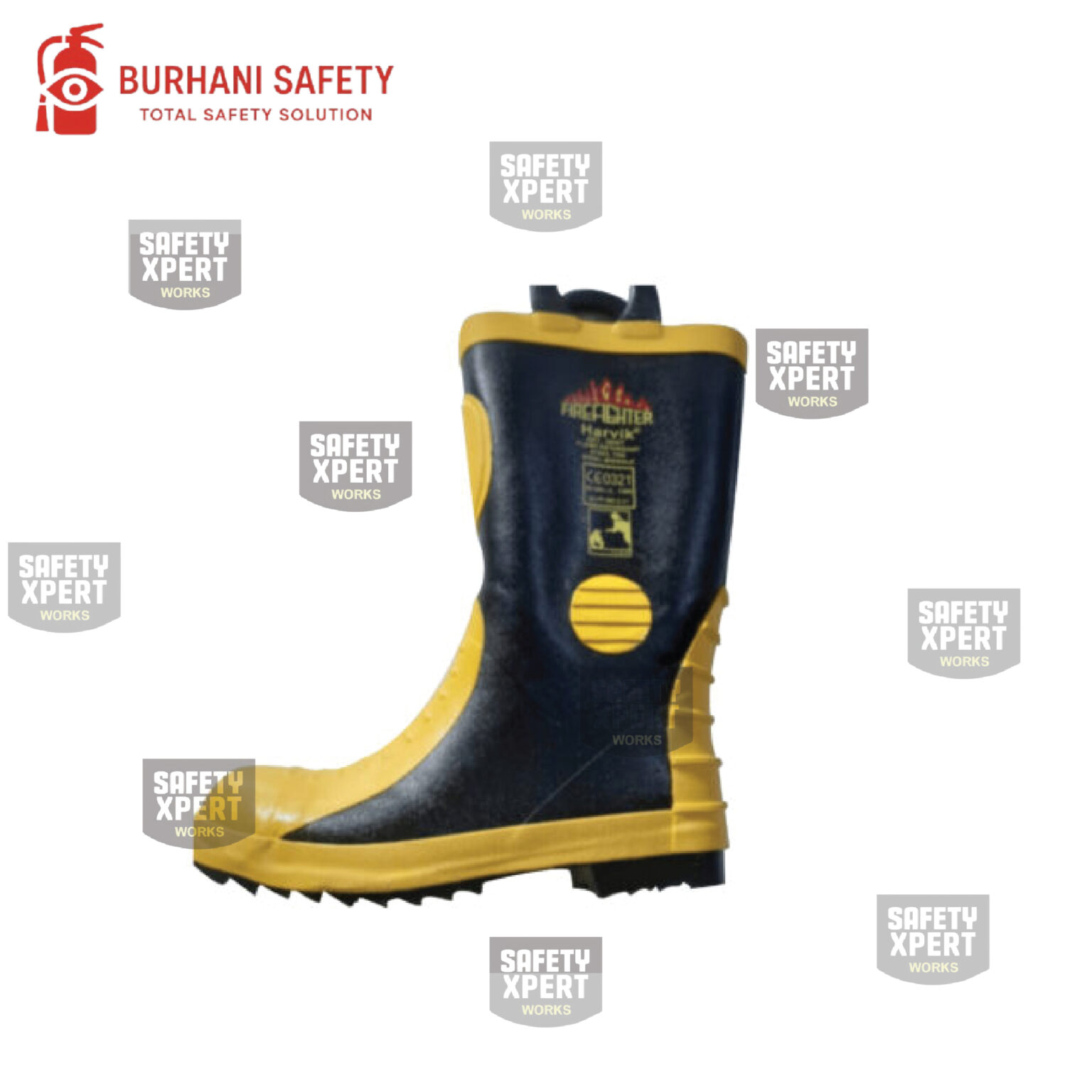 Fire Fighting Long Boot Safety Shoes | Burhani Safety